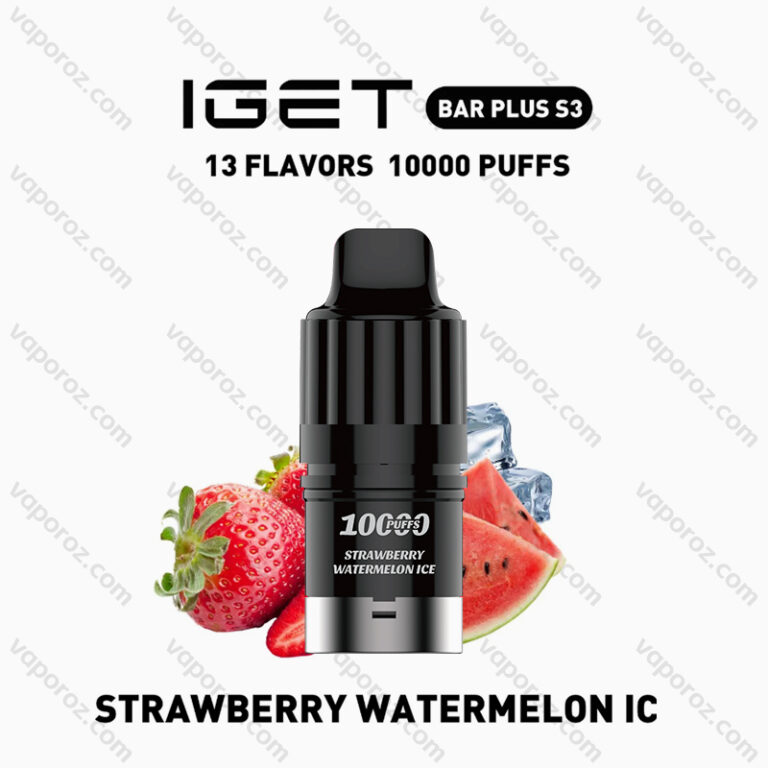 IGET BAR PLUS S3 POD - Strawberry Watermelon Ice - Vaporoz